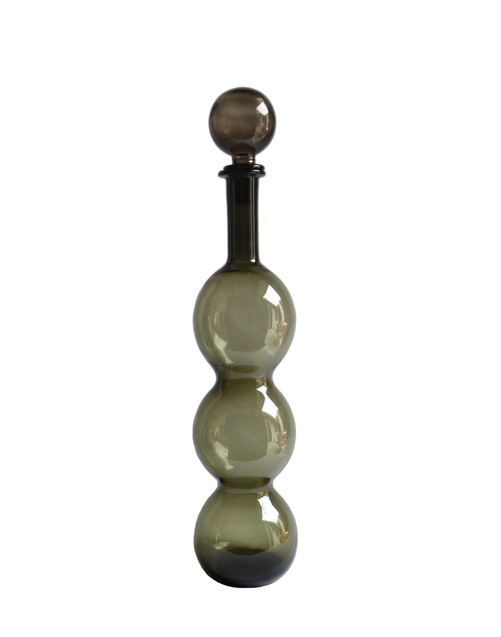 Italian Triple Ball Gurgle Decanter in Grey – deedee9:14